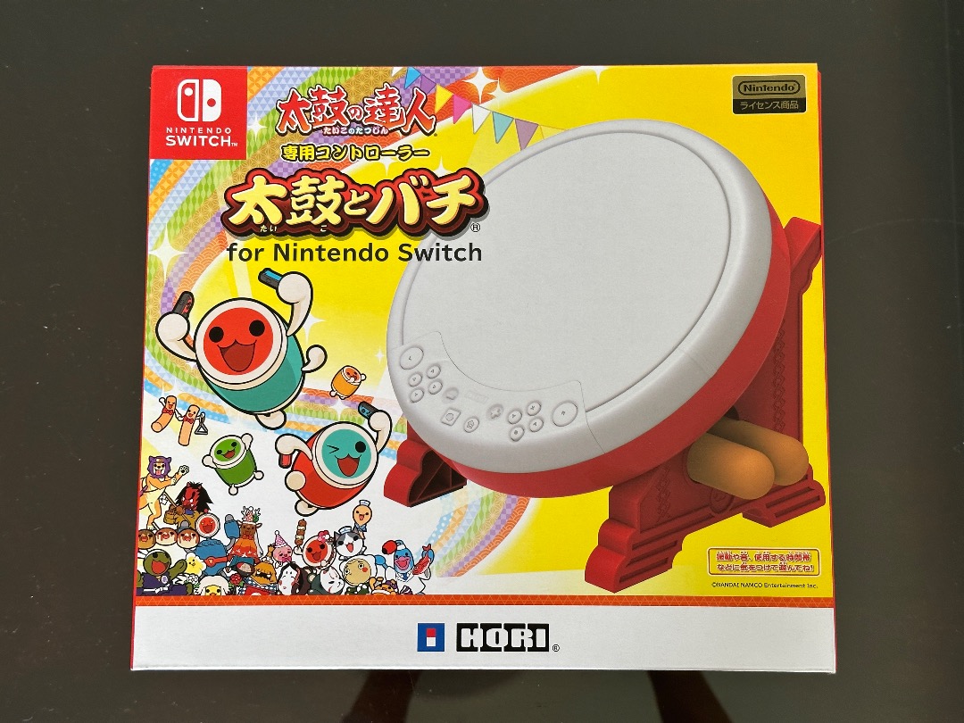 Taiko Drum Controller for Nintendo Switch, Video Gaming, Video Games ...