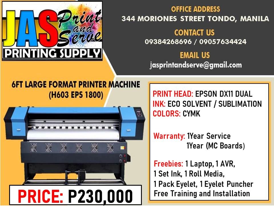 Tarpaulin Printer Machine DX11, Computers & Tech, Printers, Scanners ...