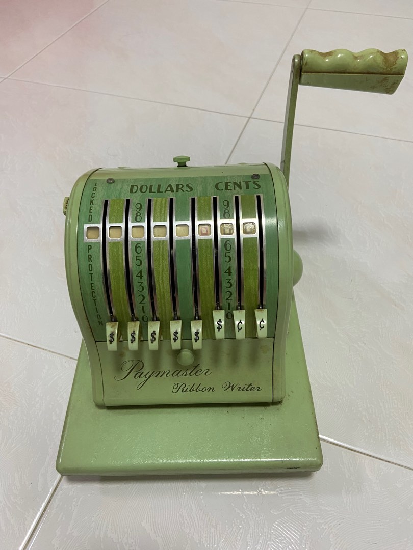 The Paymaster Cheque Writer, Everything Else on Carousell