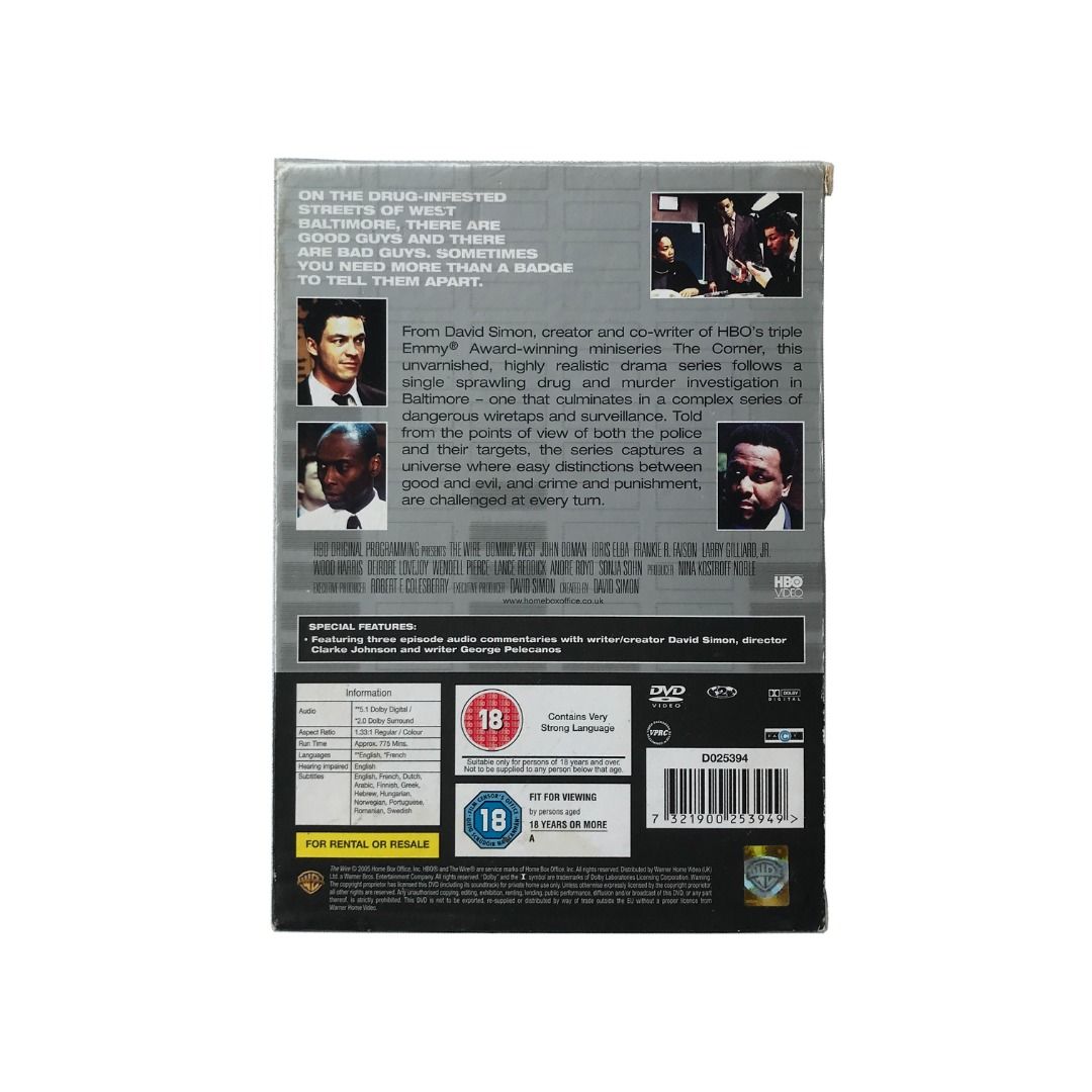 The Wire: The Complete First Season (DVD), Hobbies & Toys, Music ...
