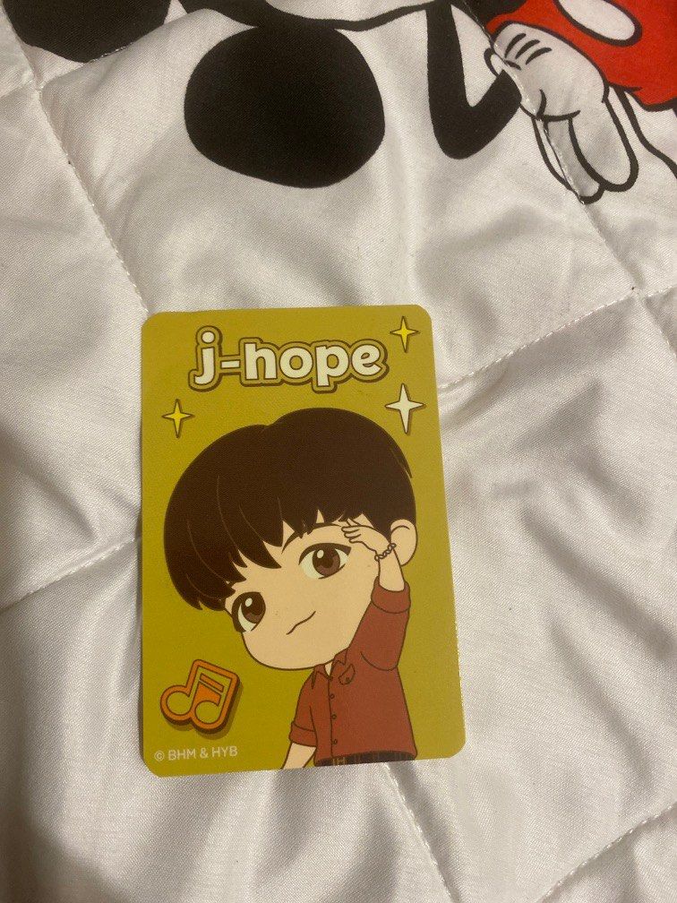 TINY TAN BTS (J-HOPE) binggrae milk drink card, Hobbies & Toys ...