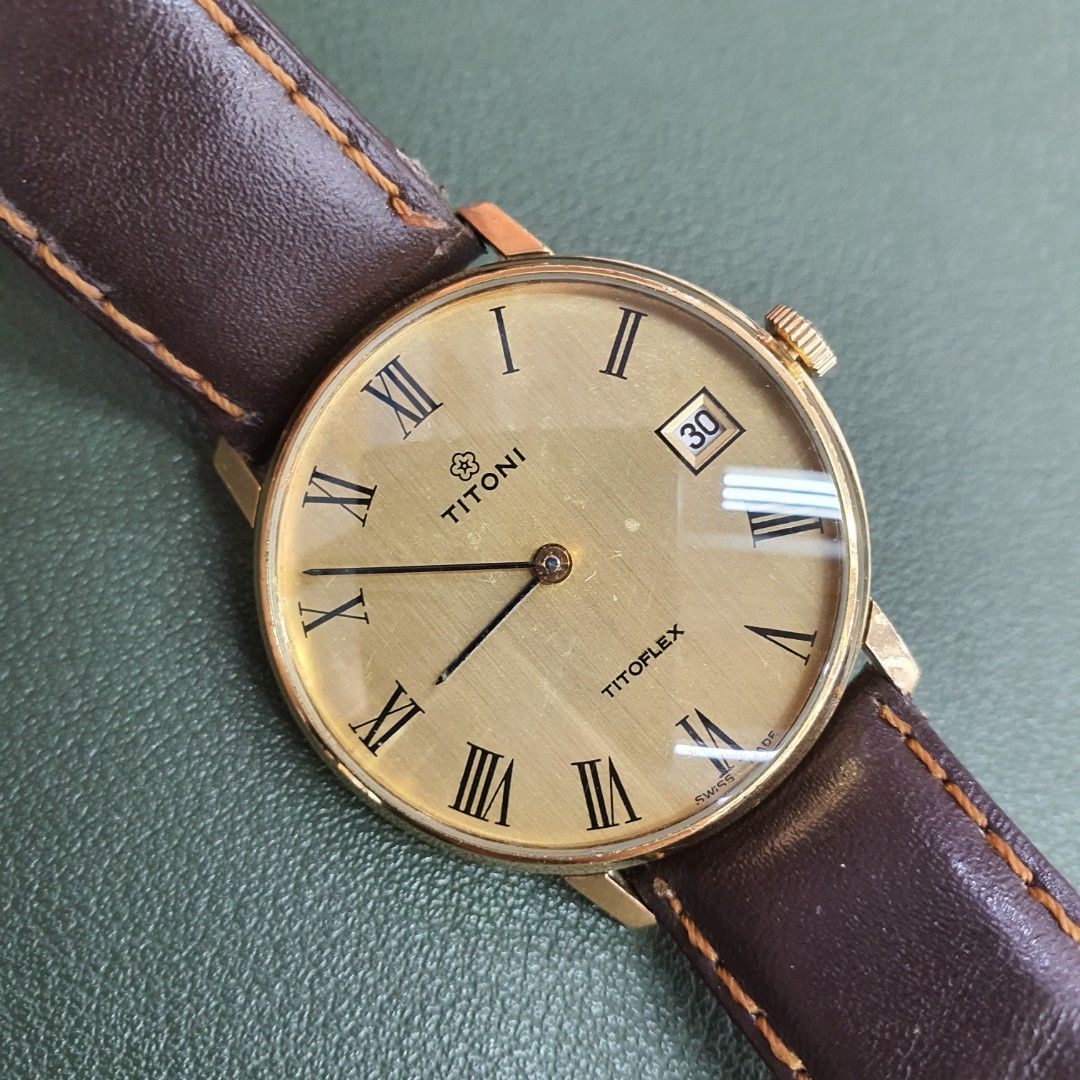 Titoni Vintage Watch Titoflex, Men's Fashion, Watches & Accessories ...