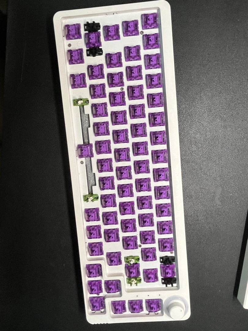TOM680 / TM680 mechanical keyboard with Lubed Akko Lavenders (MODDED ...