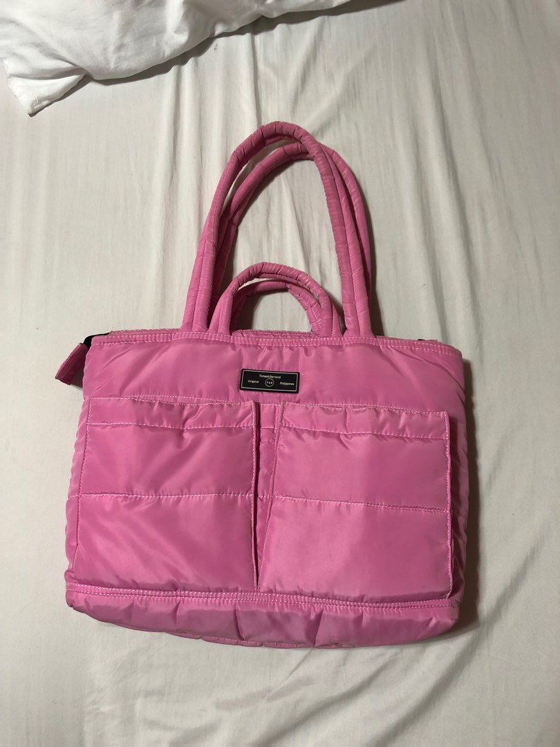 Totes & Beyond Puffer Book Tote (small), Women's Fashion, Bags ...