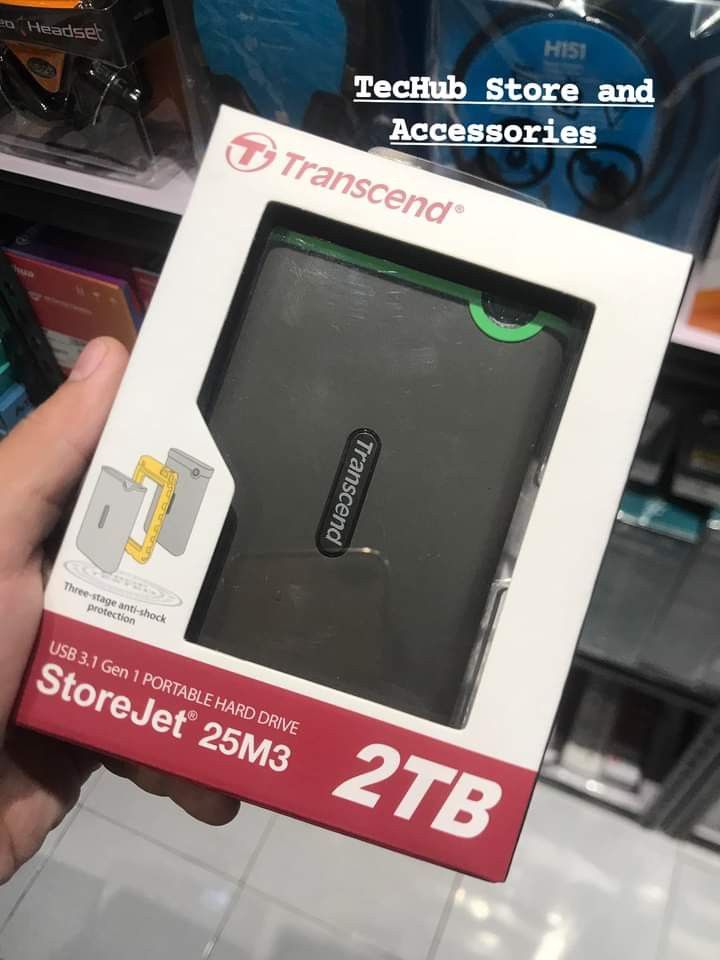 Transcend 2TB StoreJet 25M3 Portable HDD USB 3.1 Gen 1 Military Green ...