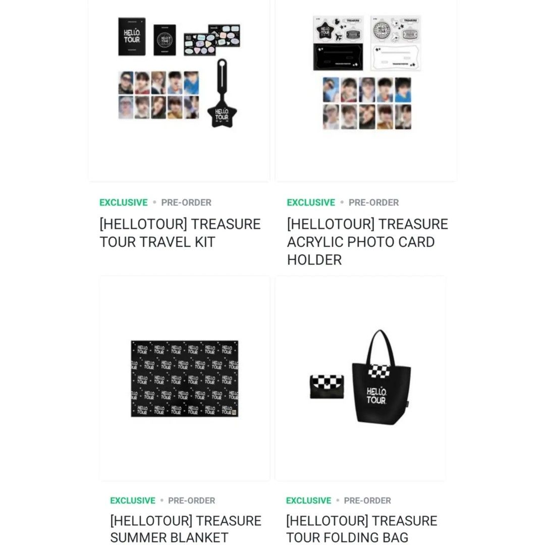 TREASURE HELLO TOUR OFFICIAL MD, Hobbies & Toys, Collectibles ...