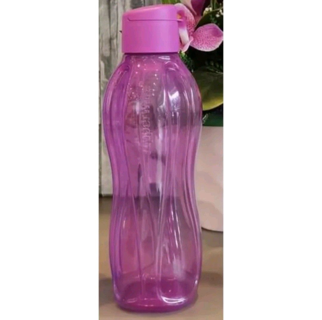 100% Authentic Tupperware Eco Bottle Flip Top 1.0L, Furniture & Home ...