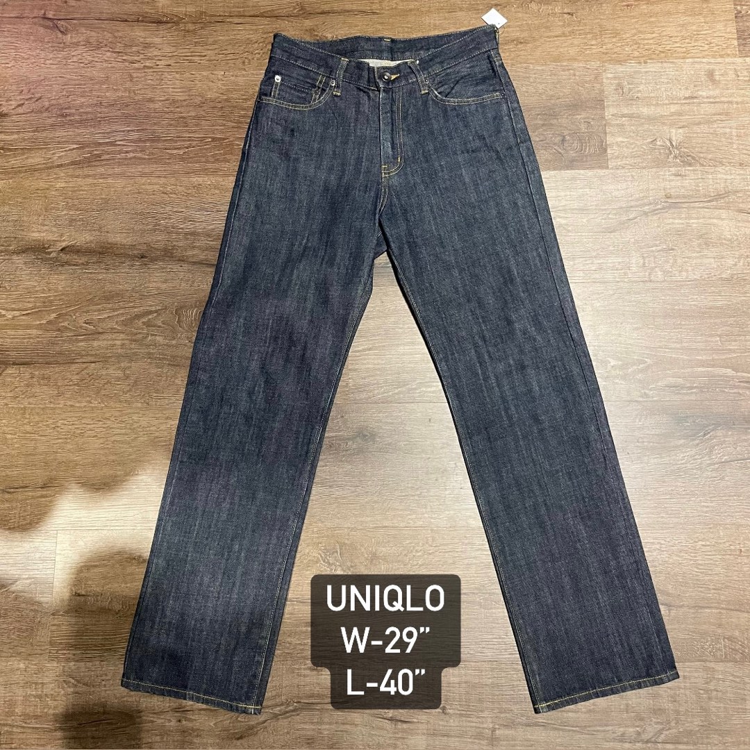 uniqlo 29”, Men's Fashion, Bottoms, Jeans on Carousell