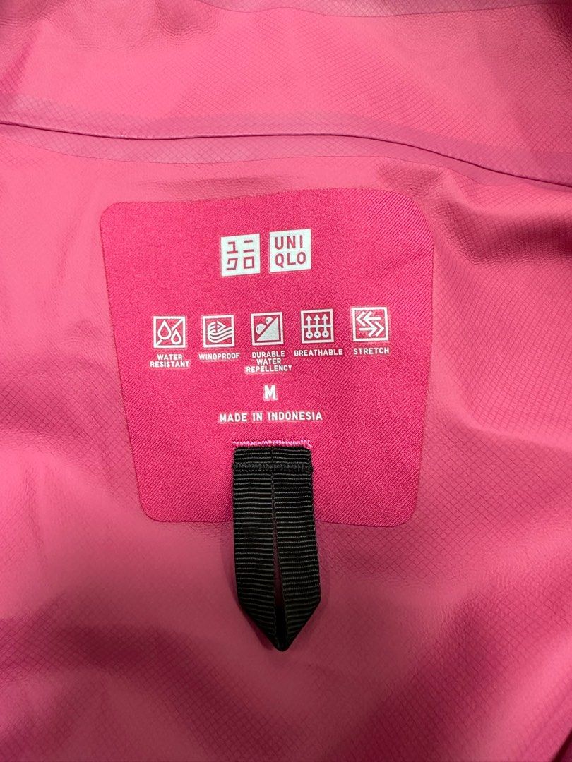 UNIQLO | Block Tech Parka Rain Jacket, Women's Fashion, Coats, Jackets ...