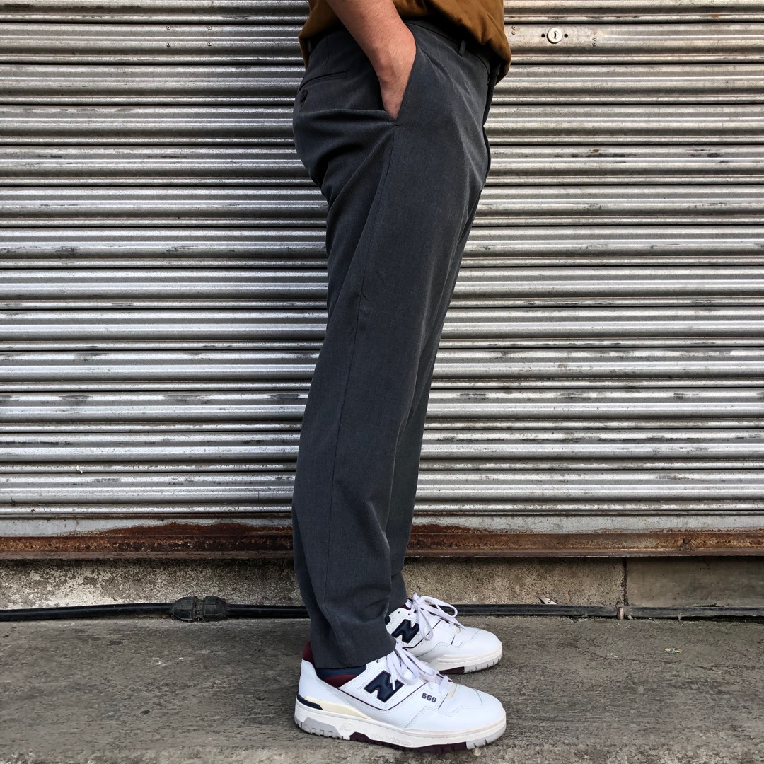 Uniqlo smart ankle pants, Men's Fashion, Bottoms, Trousers on Carousell
