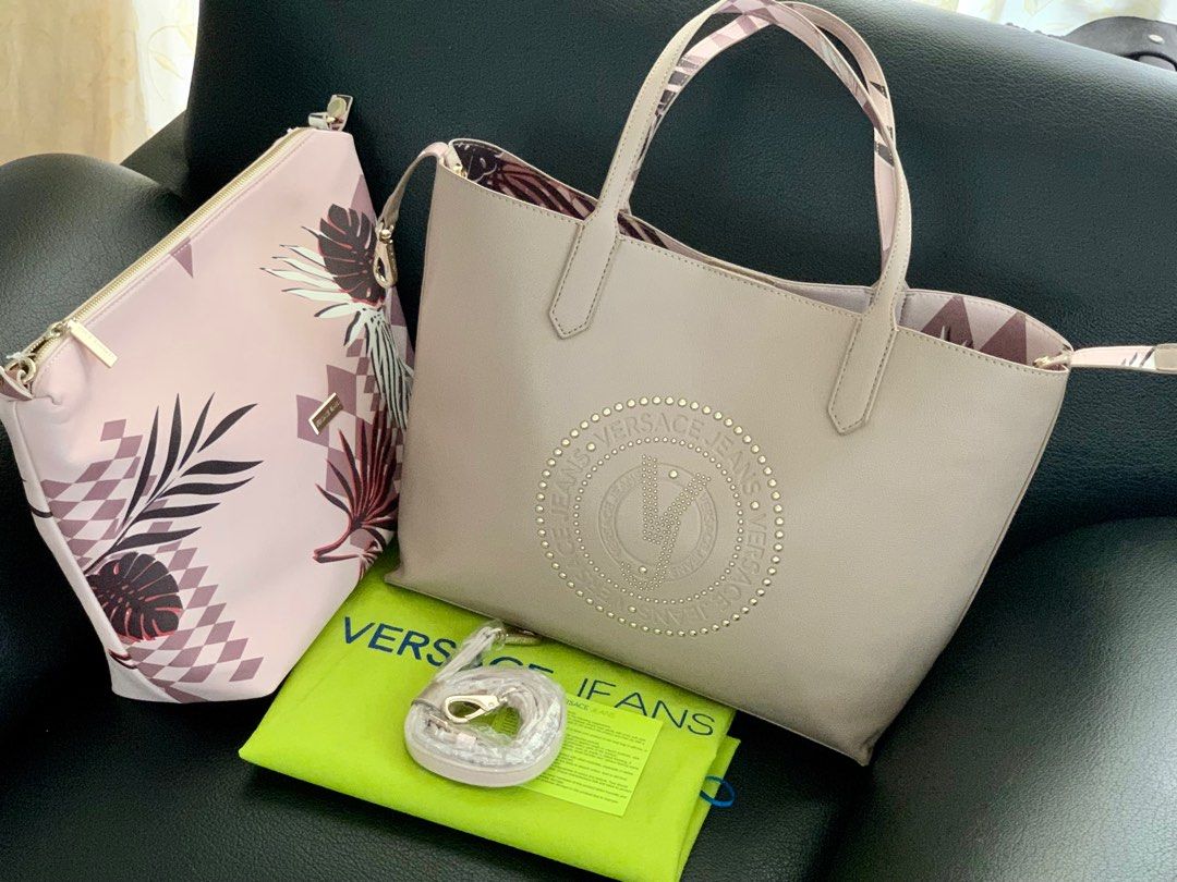 Versace tote bag, Luxury, Bags & Wallets on Carousell