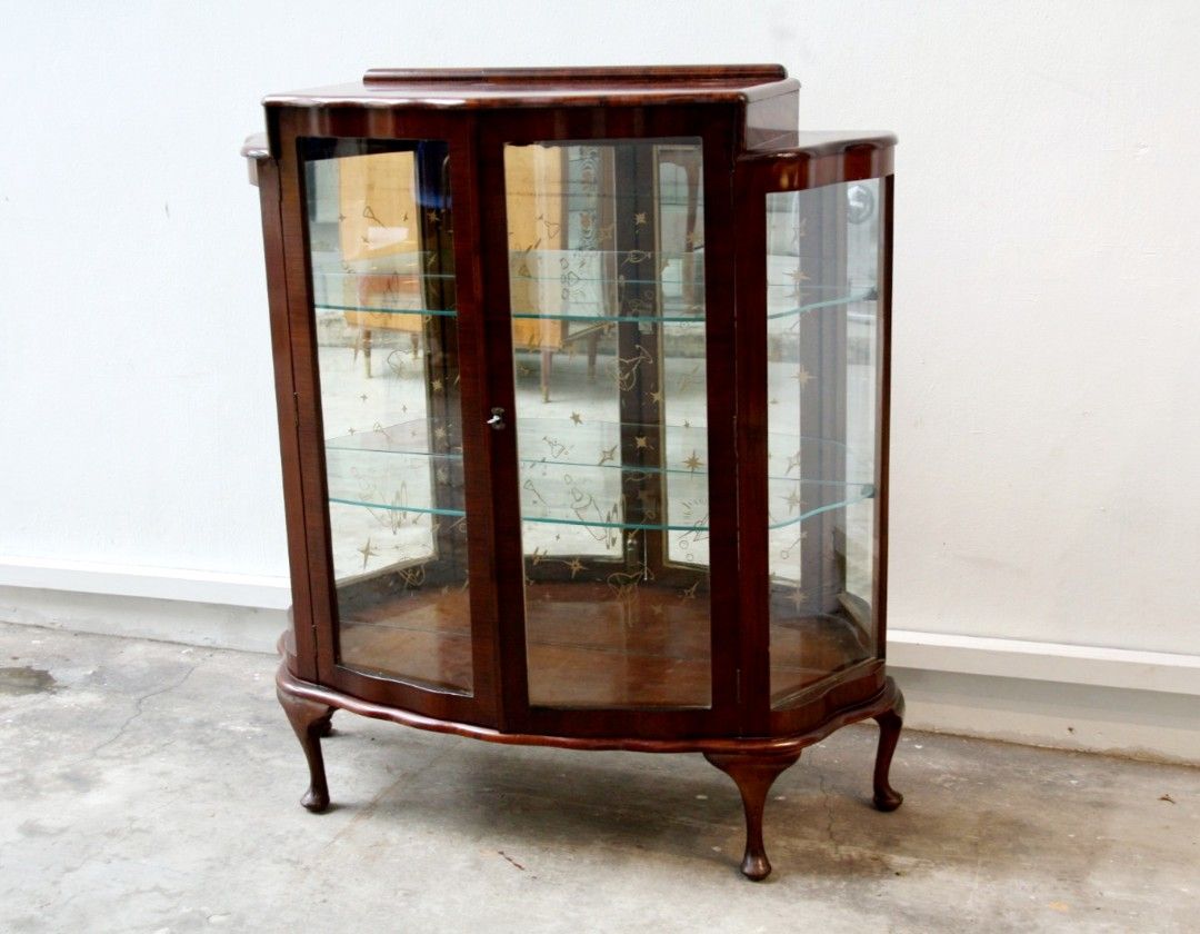 Vintage display cabinet imported from UK, Furniture & Home Living ...