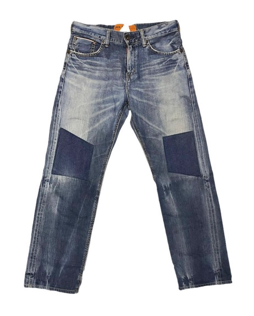 Vintage Edwin selvedge patches work, Men's Fashion, Bottoms, Jeans on ...