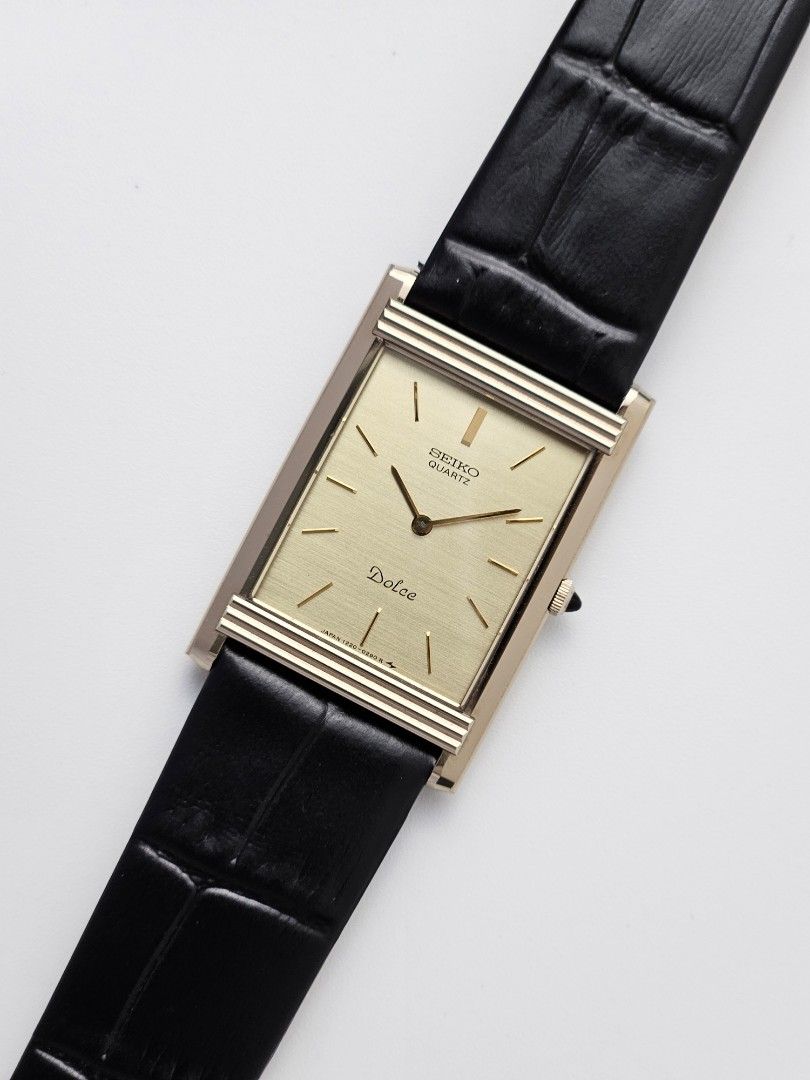 Vintage Seiko Dolce Tungsten Carbide Watch Jan 1985, Men's Fashion ...