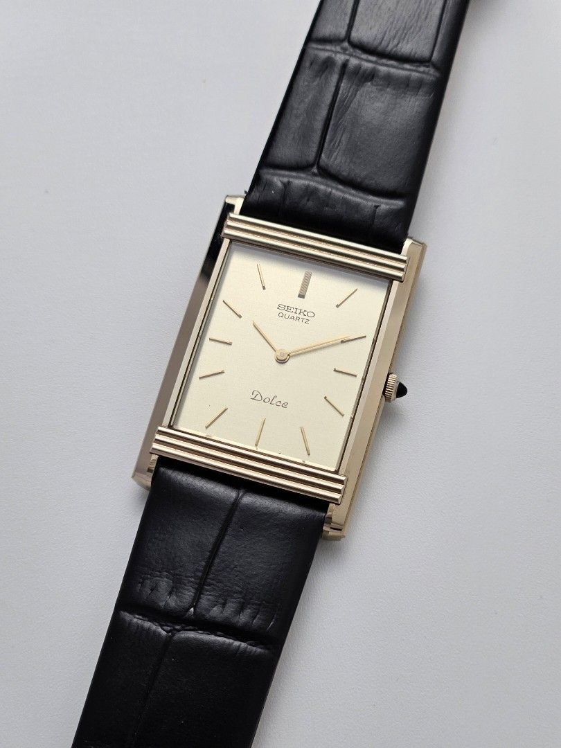 Vintage Seiko Dolce Tungsten Carbide Watch Jan 1985, Men's Fashion ...