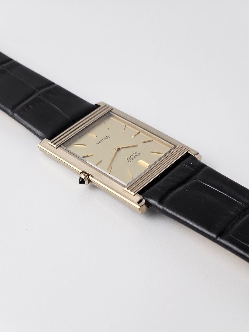 Vintage Seiko Dolce Tungsten Carbide Watch Jan 1985, Men's Fashion ...