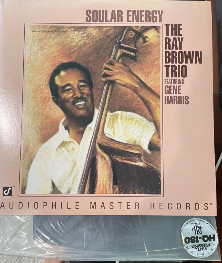 Vinyl / LP: Audiophile, Jazz, double bass: Ray Brown Trio Soular Energy ...
