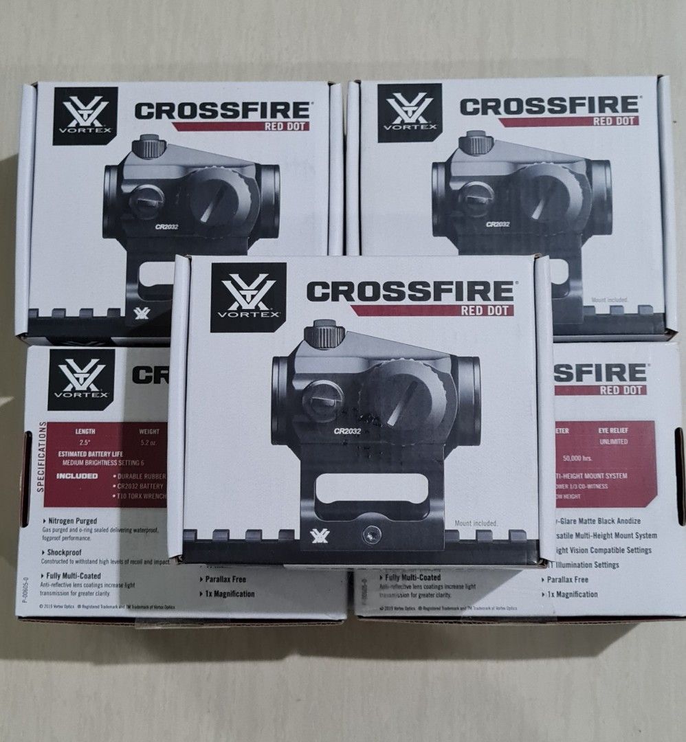 Vortex Crossfire Gen2 Red Dot 2MOA Authentic on Carousell