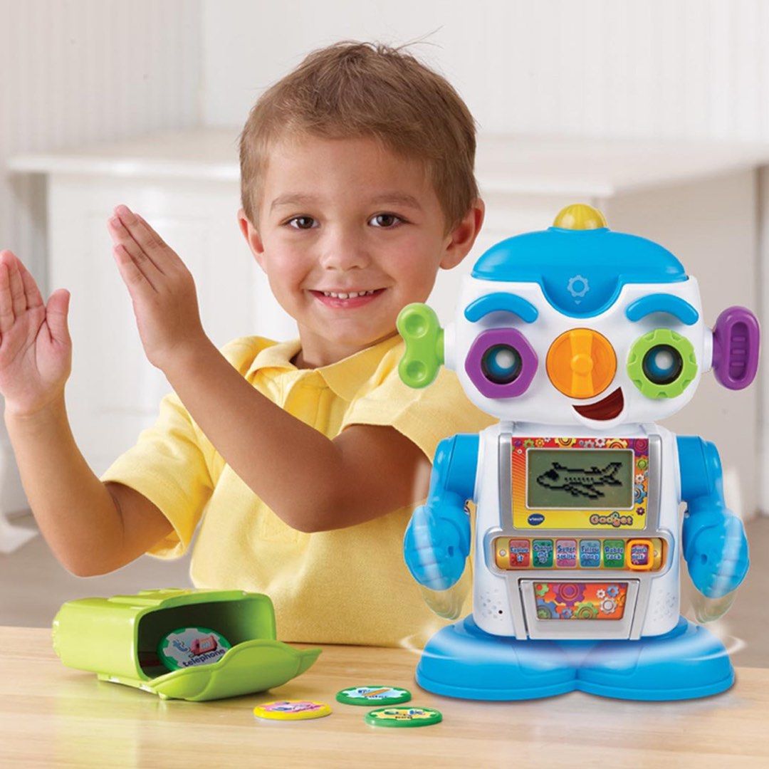 VTech Gadget The Robot Interactive battery powered, Hobbies & Toys ...
