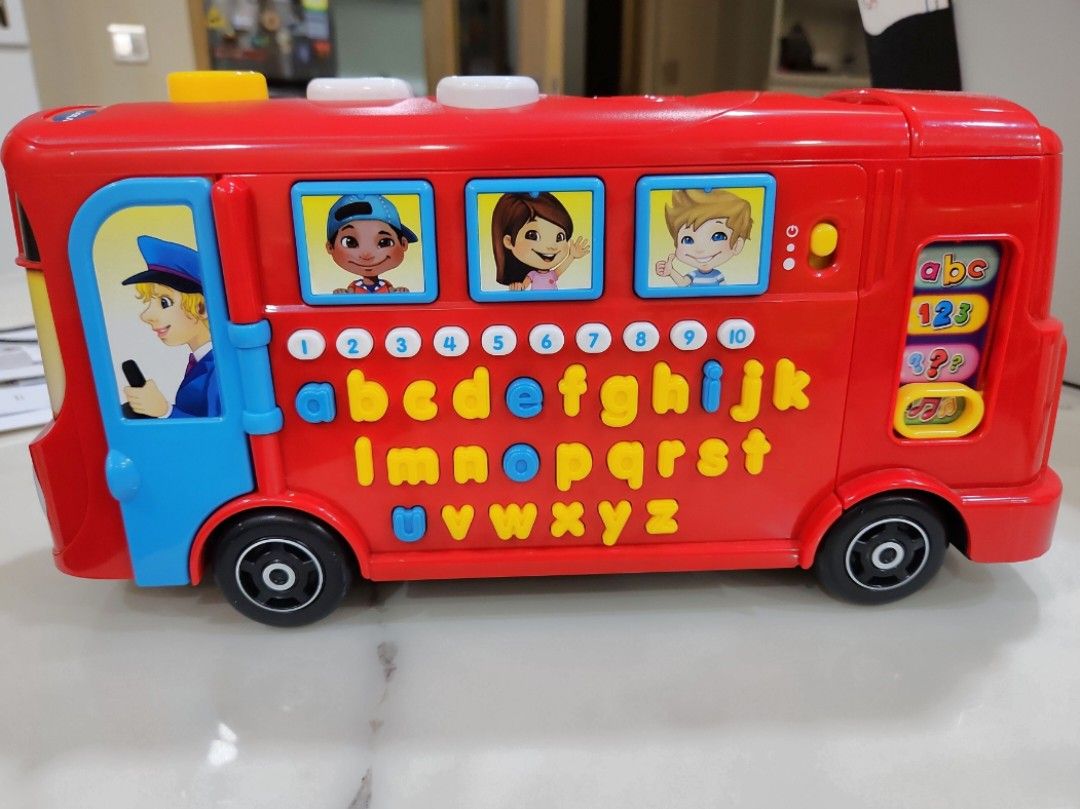 Vtech pre-school bus, Babies & Kids, Infant Playtime on Carousell