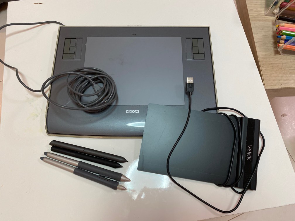 Wacom & Veikk graphics (drawing) tablets, Hobbies & Toys, Stationery ...
