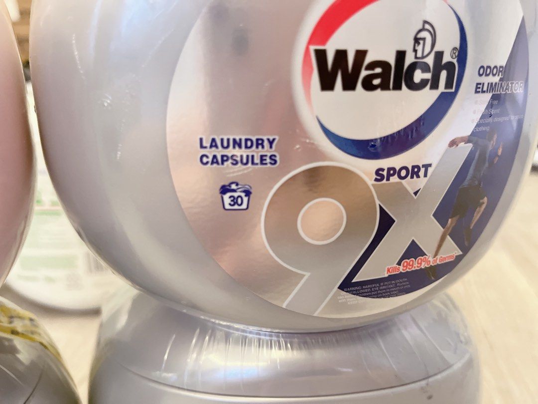 Walch laundry capsules sports, Furniture & Home Living, Cleaning ...