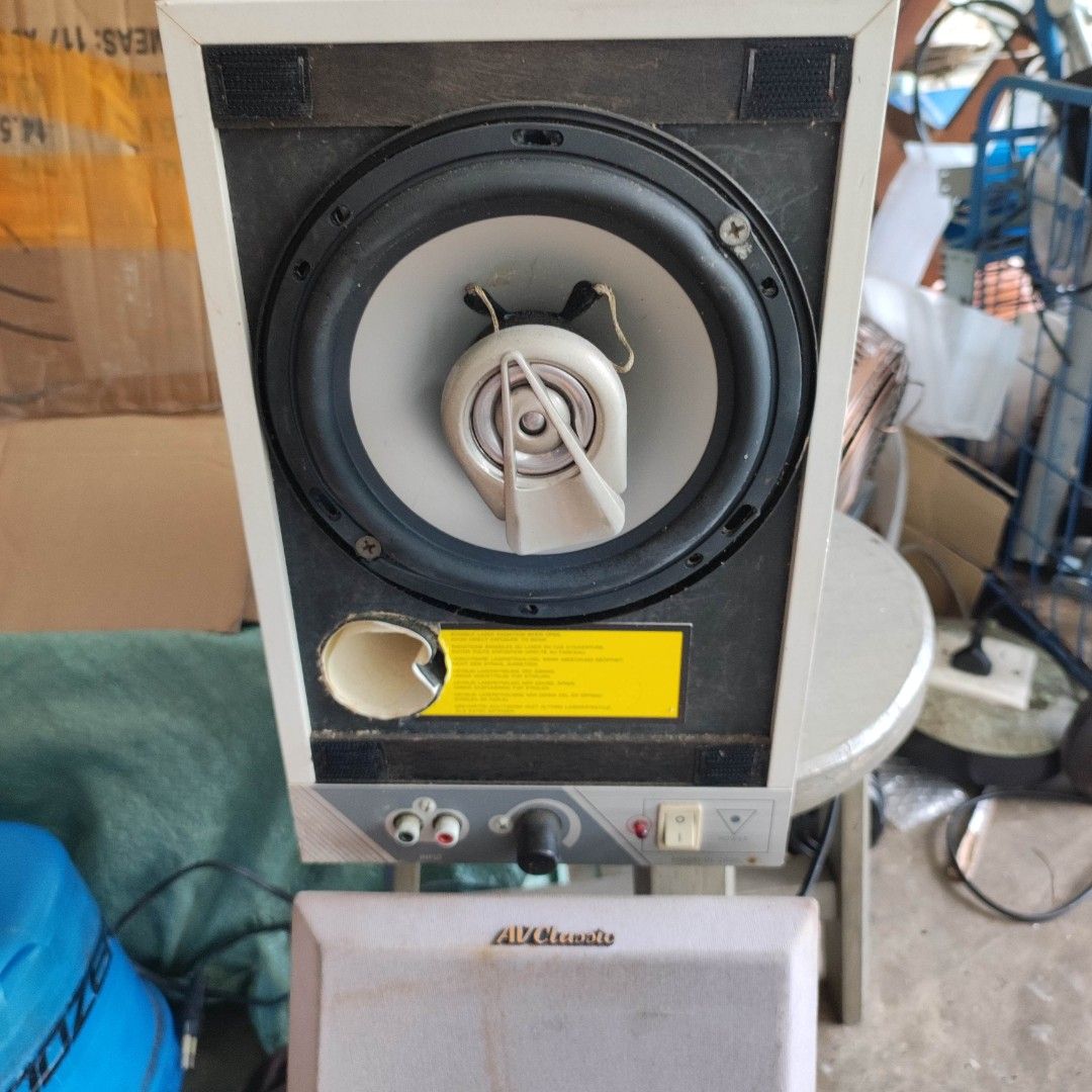 Home Woofer speaker amp with stereo tweeter, Audio, Soundbars, Speakers & Amplifiers on Carousell