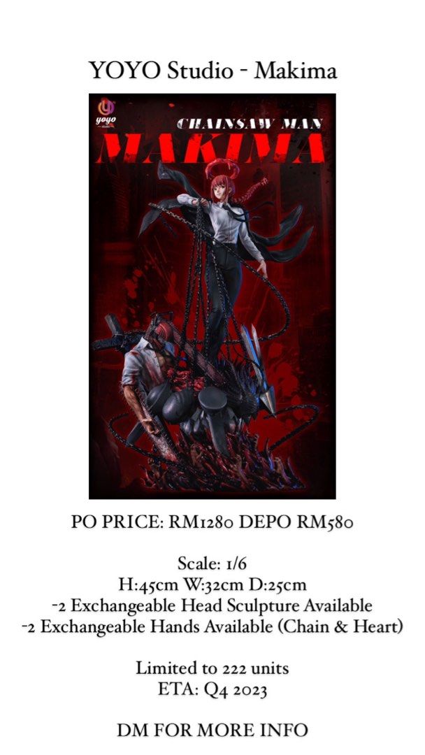 YOYO Studio - Makima, Hobbies & Toys, Toys & Games on Carousell