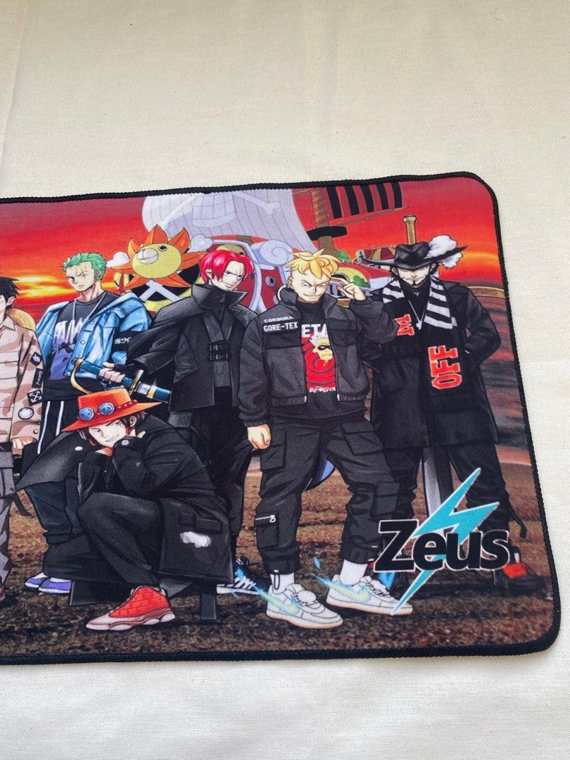 Zeus One Piece Mouse Pad Extended Mouse Mat Gaming Mouse Anime ...