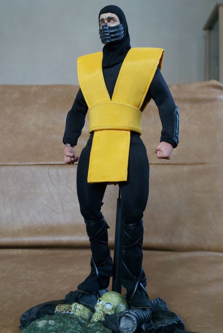 1/6 Mortal Kombat Scorpion Custom (not hot toys storm collectibles ...