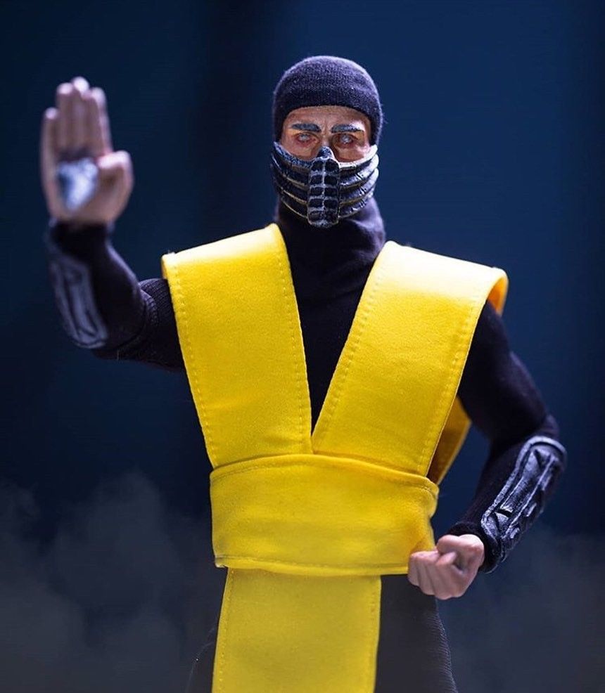 1/6 Mortal Kombat Scorpion Custom (not hot toys storm collectibles ...
