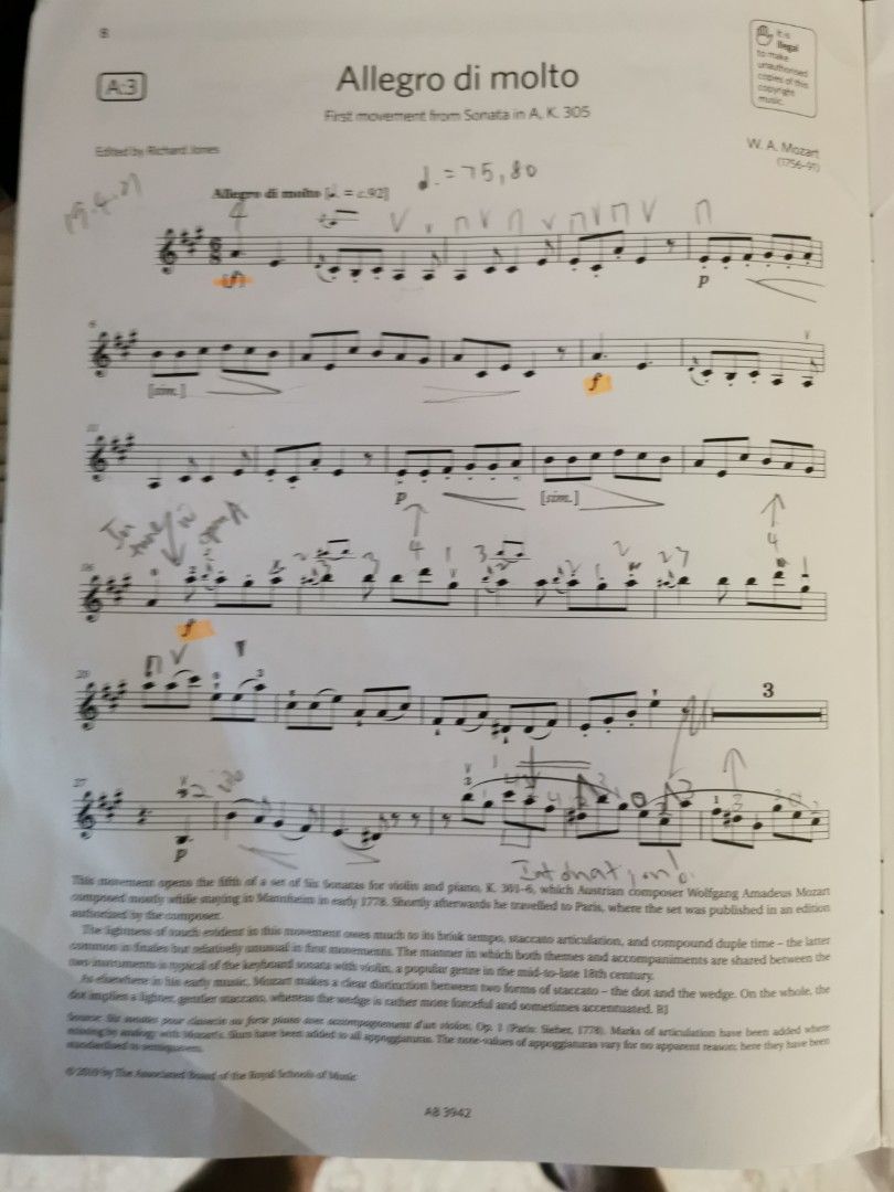 2020 - 2023 ABRSM Grade 7 Violin Exam Pieces, Hobbies & Toys, Music ...