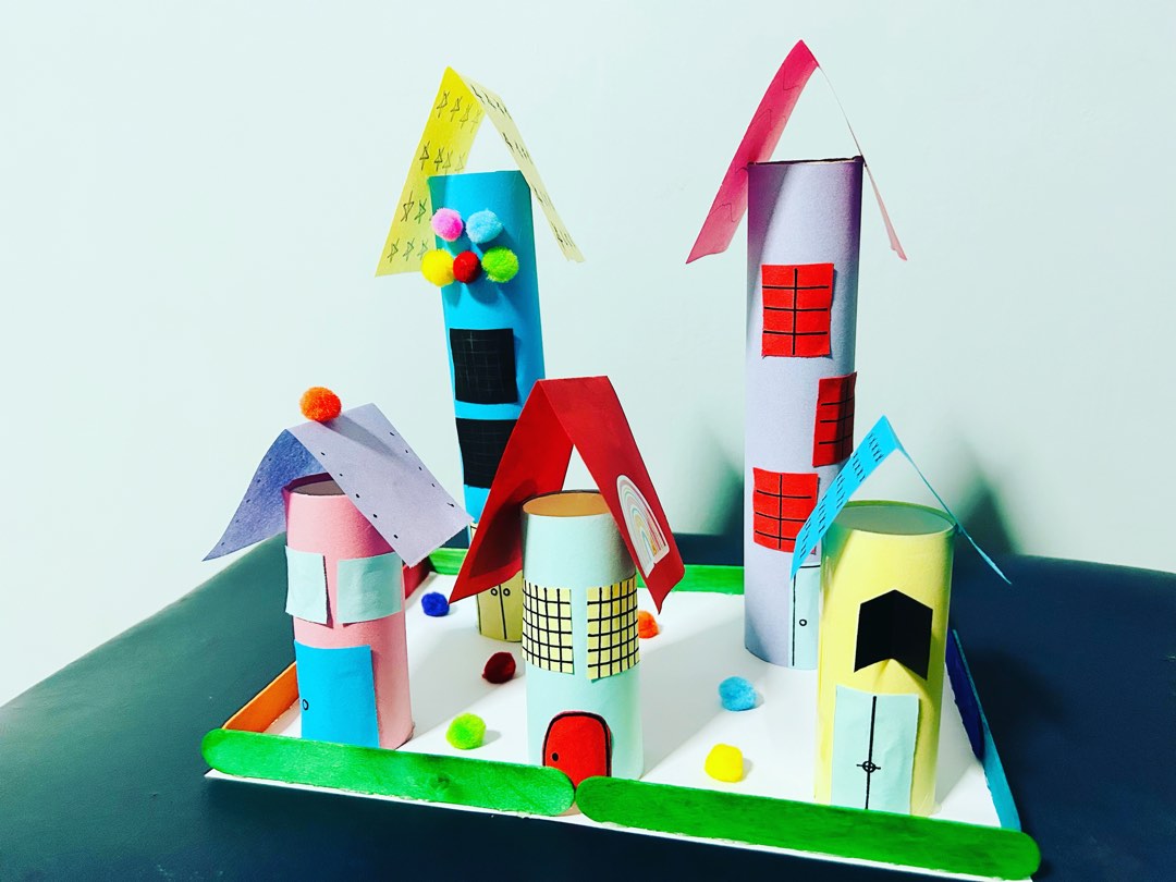 3D House Art and Craft, Hobbies & Toys, Stationery & Craft, Handmade ...