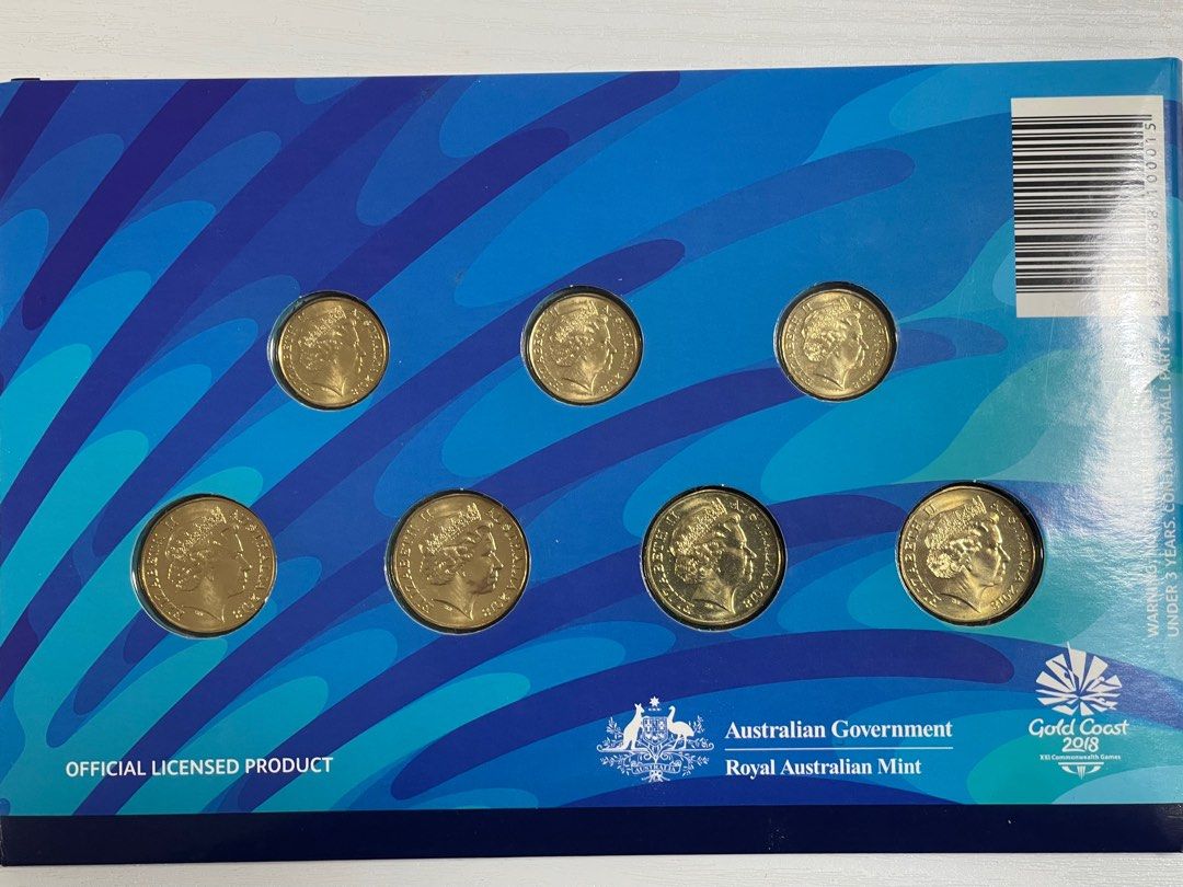 澳洲 紀念幣 Gold Coast 2018 XXI Commonwealth Games Coin Collection, 興趣及遊戲 ...