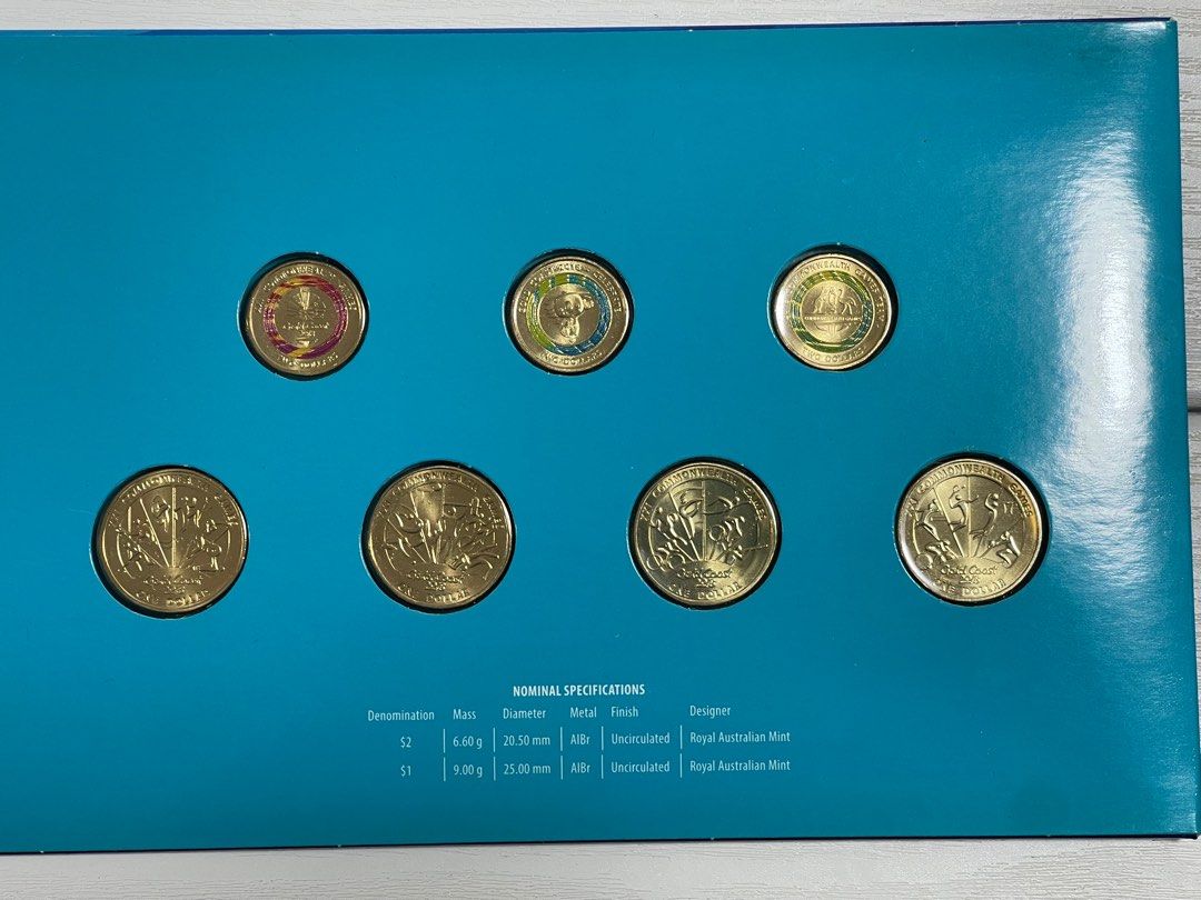 澳洲 紀念幣 Gold Coast 2018 XXI Commonwealth Games Coin Collection, 興趣及遊戲 ...