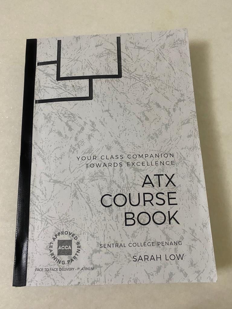 ACCA ATX Course Book, Hobbies & Toys, Books & Magazines, Textbooks on ...