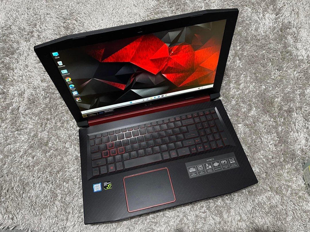Acer Nitro 5 Core i7 16Gb 256Ssd NVIDIA GTX 1050 Ti 15.6inch FullHD LED ...
