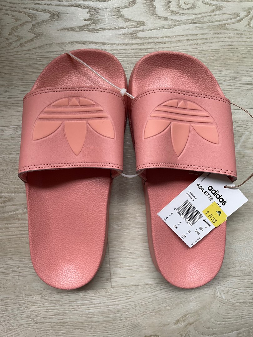 Adidas Sliders, Women's Fashion, Footwear, Flipflops and Slides on ...