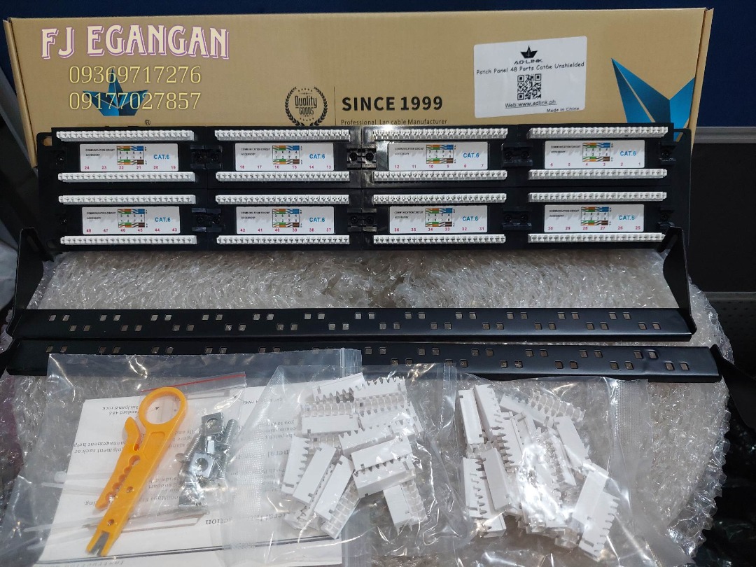 AD-link Patch panel cat6 48 ports | Adlink patchpanel 48 ports ...