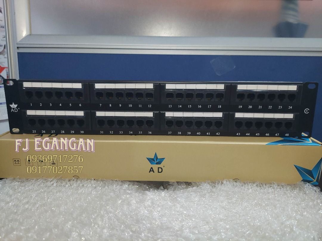 AD-link Patch panel cat6 48 ports | Adlink patchpanel 48 ports ... AD-link Patch panel cat6 48 ports | Adlink patchpanel 48 ports ...