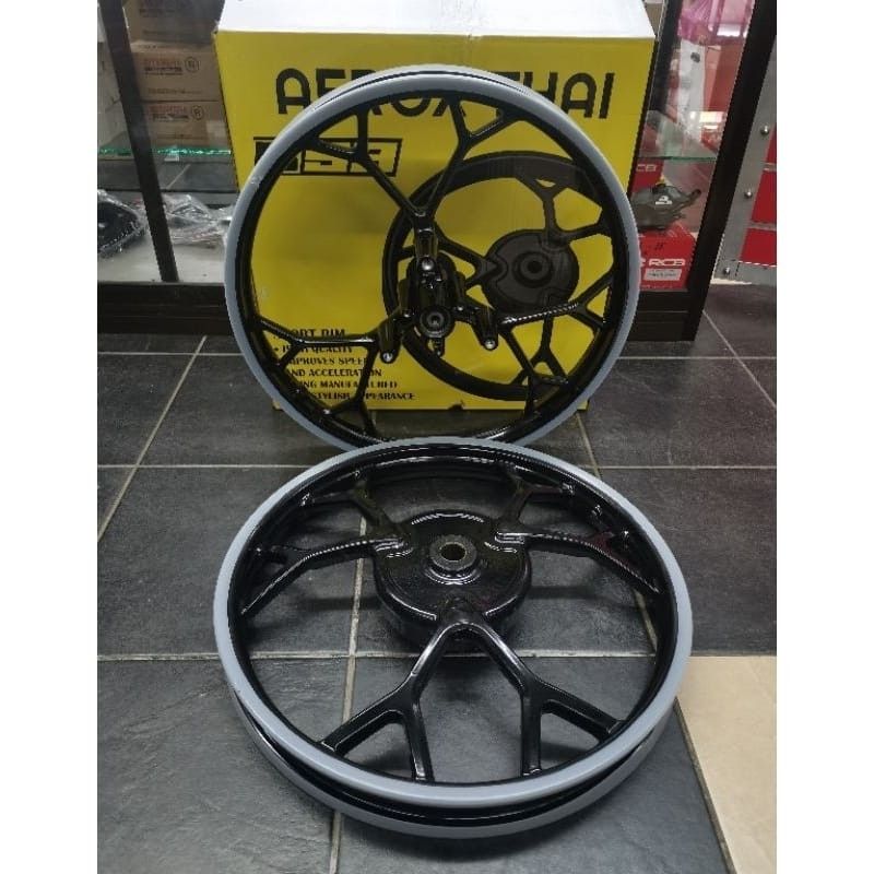 Aerox thai sport rim 17inch, Motorcycles, Motorcycle Accessories on ...