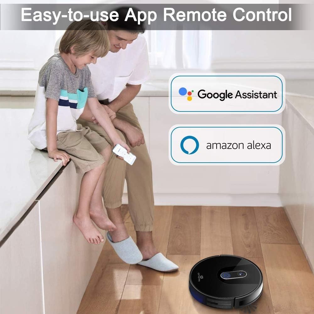 amarey A900 Robot Vacuum Cleaner,Strong Suction,Wi-Fi Connected, App ...