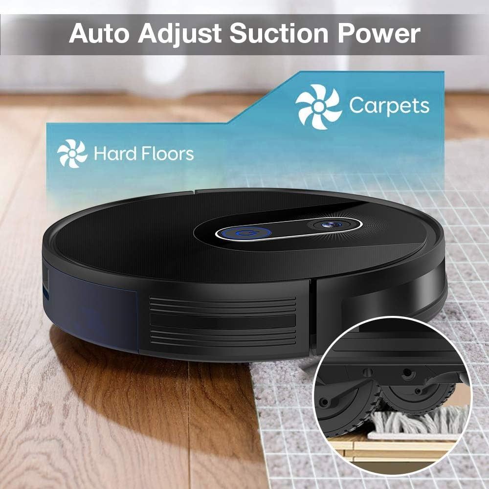 amarey A900 Robot Vacuum Cleaner,Strong Suction,Wi-Fi Connected, App ...