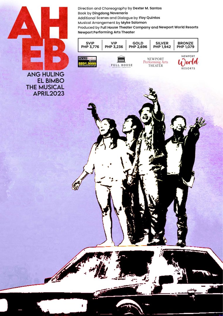 ANG HULING EL BIMBO THE MUSICAL 2023, Tickets & Vouchers, Event Tickets on Carousell