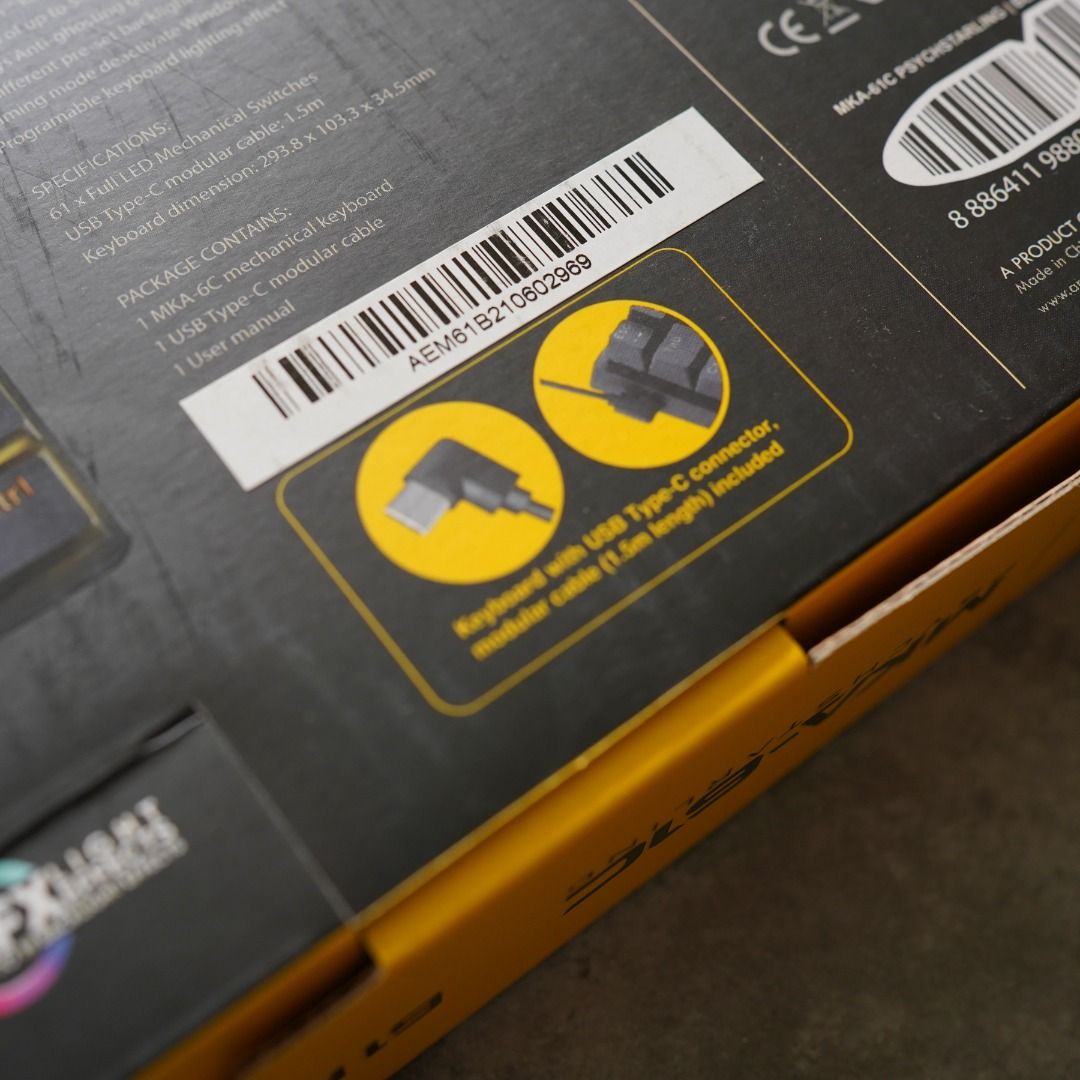 Armaggeddon MKA-61C Psychstarling 61 Keys Mechanical RGB Gaming ...