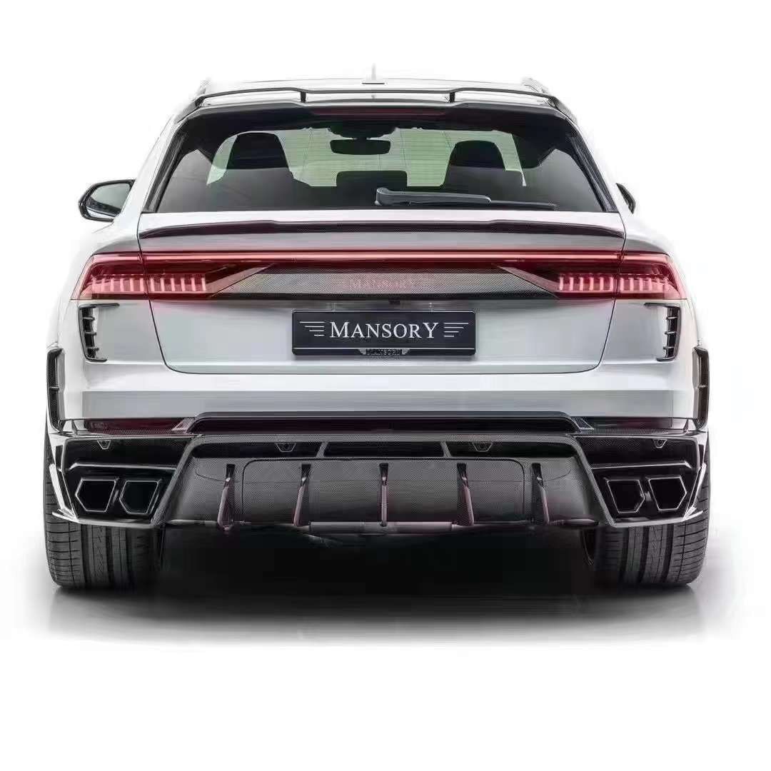 Audi Q8 Half Carbon Fibre Mansory Bodykit, Car Accessories, Accessories ...