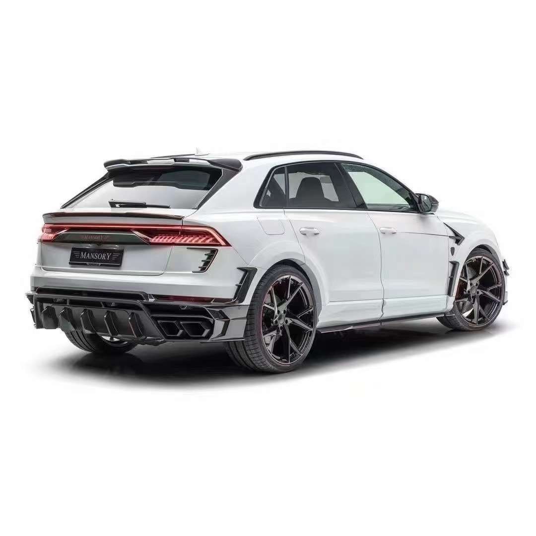 Audi Q8 Half Carbon Fibre Mansory Bodykit, Car Accessories, Accessories ...