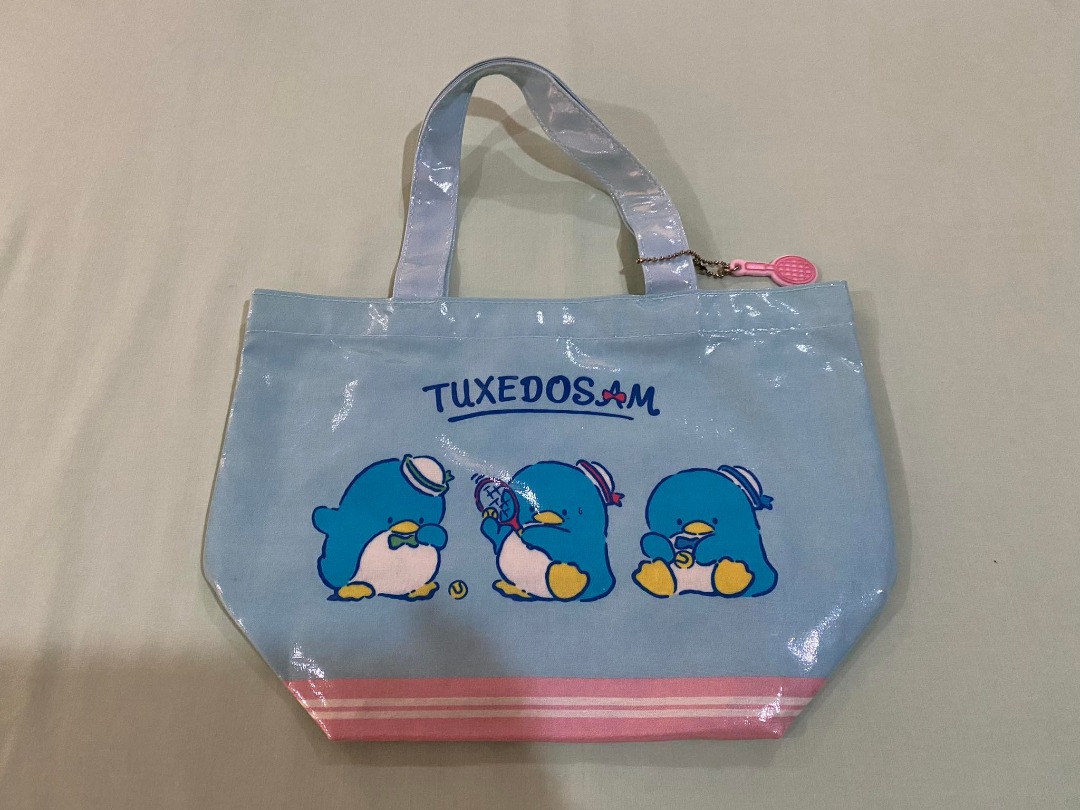 Authentic Sanrio Tuxedo Sam Coated Canvas Tote Bag (2017), Women's ...