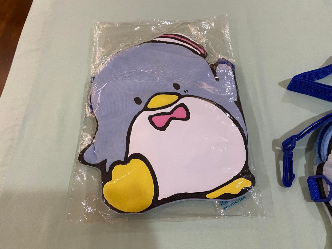 Authentic Sanrio Tuxedo Sam Die Cut Crossbody Bag (Rare), Women's ...