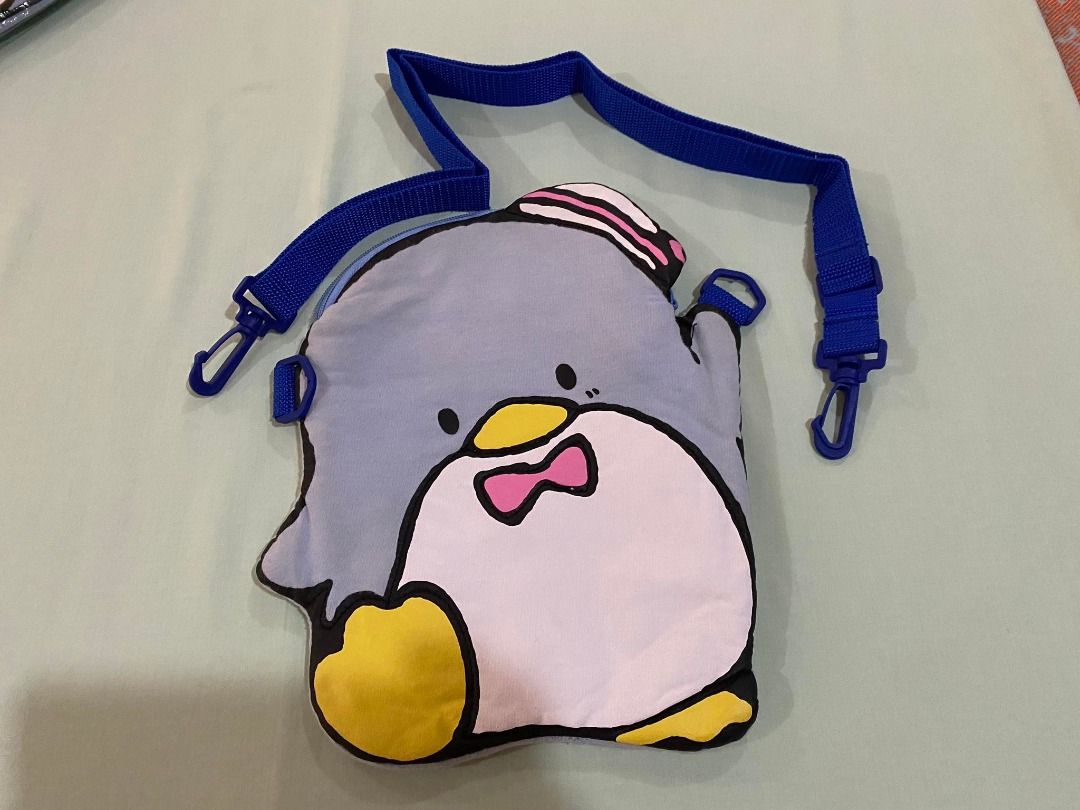 Authentic Sanrio Tuxedo Sam Die Cut Crossbody Bag (Rare), Women's ...